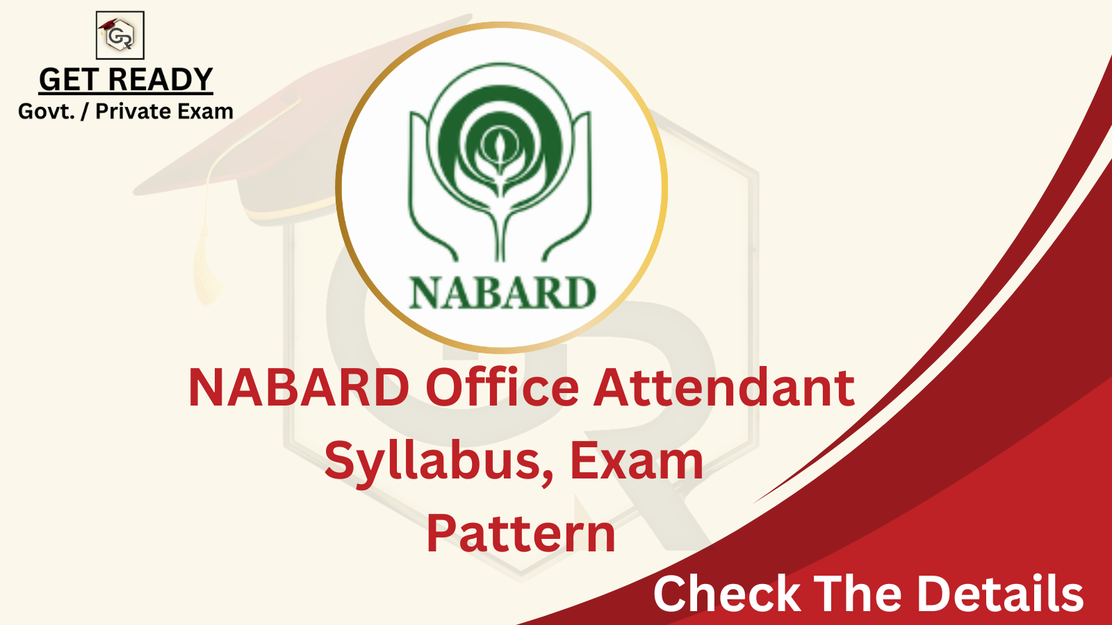 NABARD Office Attendant Syllabus 2024, Exam Pattern NABARD Office Attendant Syllabus 2024, Exam Pattern